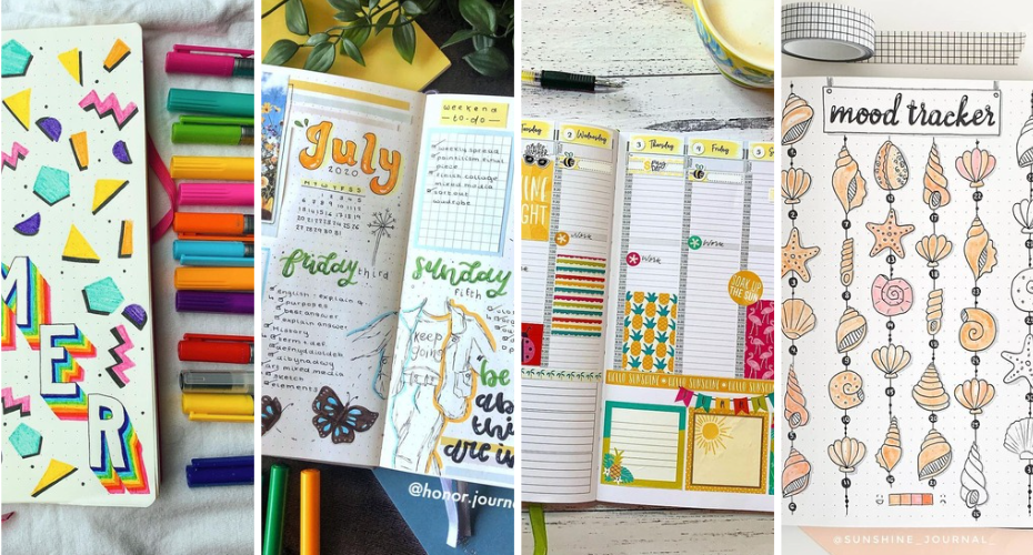 Bullet Journal Inspiration for Summer | Planner Bujo | May: Beautiful ...