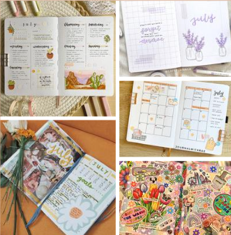 July Bullet Journal Layouts and Ideas to Inspire You | Planner Bujo ...