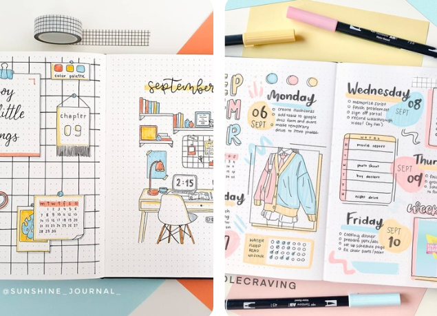 School Spirit Back to School Themes | Planner Bujo | May: Beautiful ...